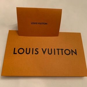Louis Vuitton | Accessories | Authentic Louis Vuitton Gift Card Box ...